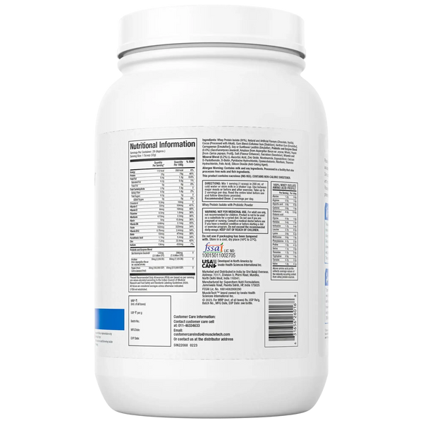Muscletech™ Platinum 100% Whey Isolate Protein, Lifestyle, Weight Mana ...