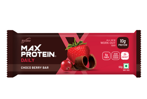 Ritebite Max Protein Daily Choco Berry Bars 1200g - Pack of 24 (50g x - NutraC - Health ...